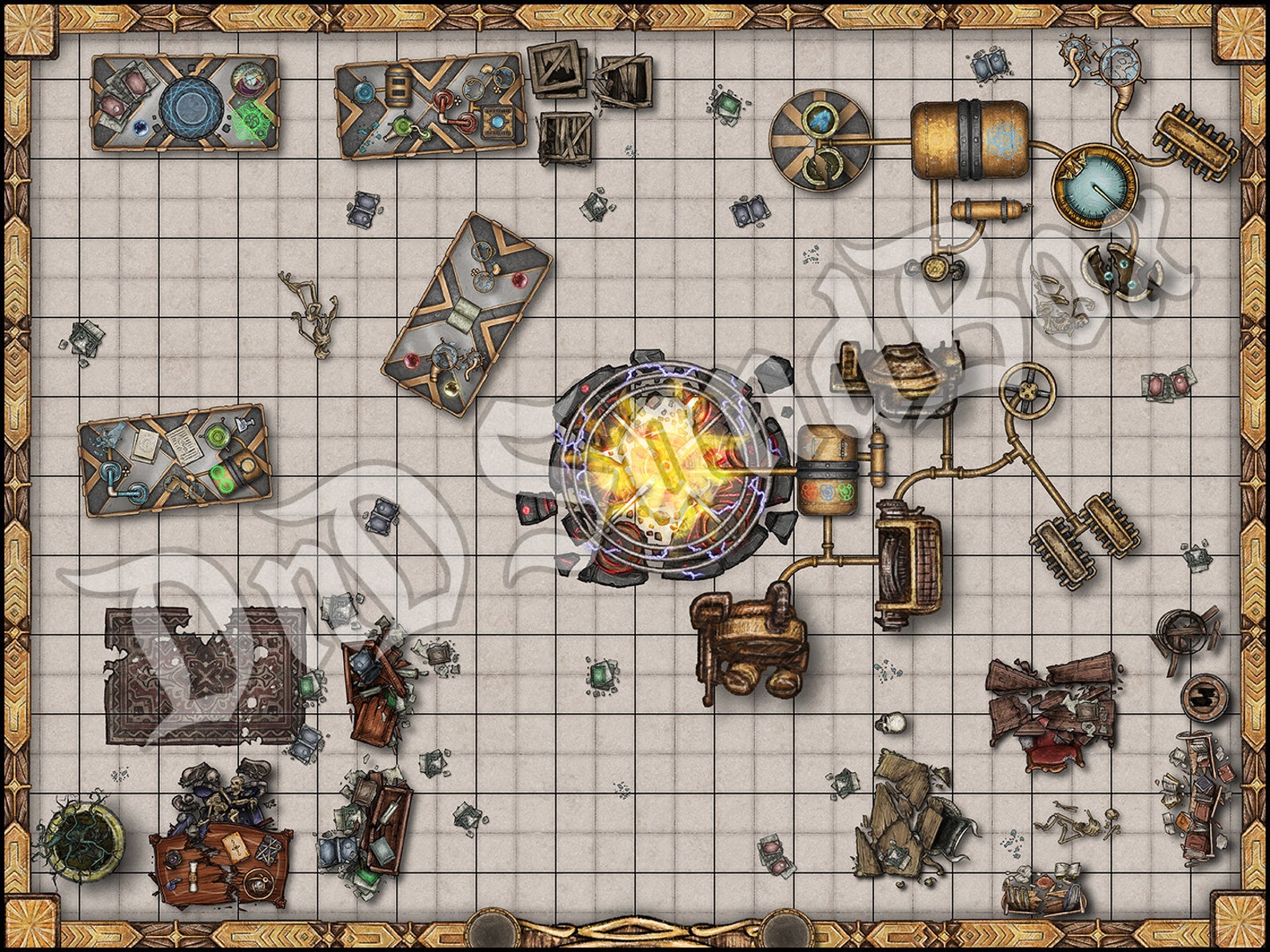 The Abandoned Workshop Battle Map Dnd Digital Map Roll20 Dungeons and ... The Abandoned Workshop Battle Map Dnd Digital Map Roll20 Dungeons and ...