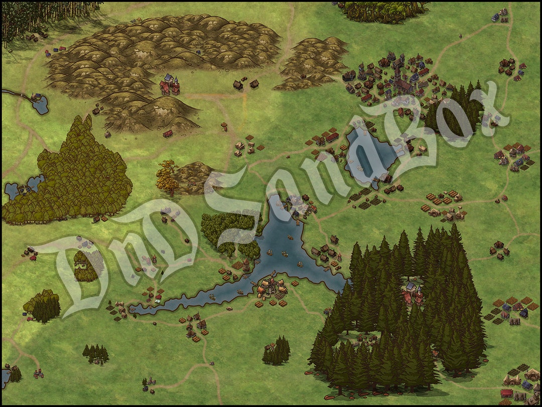 Elgaren World Map - Dnd Digital Map - Roll20 Online Dungeons and ...