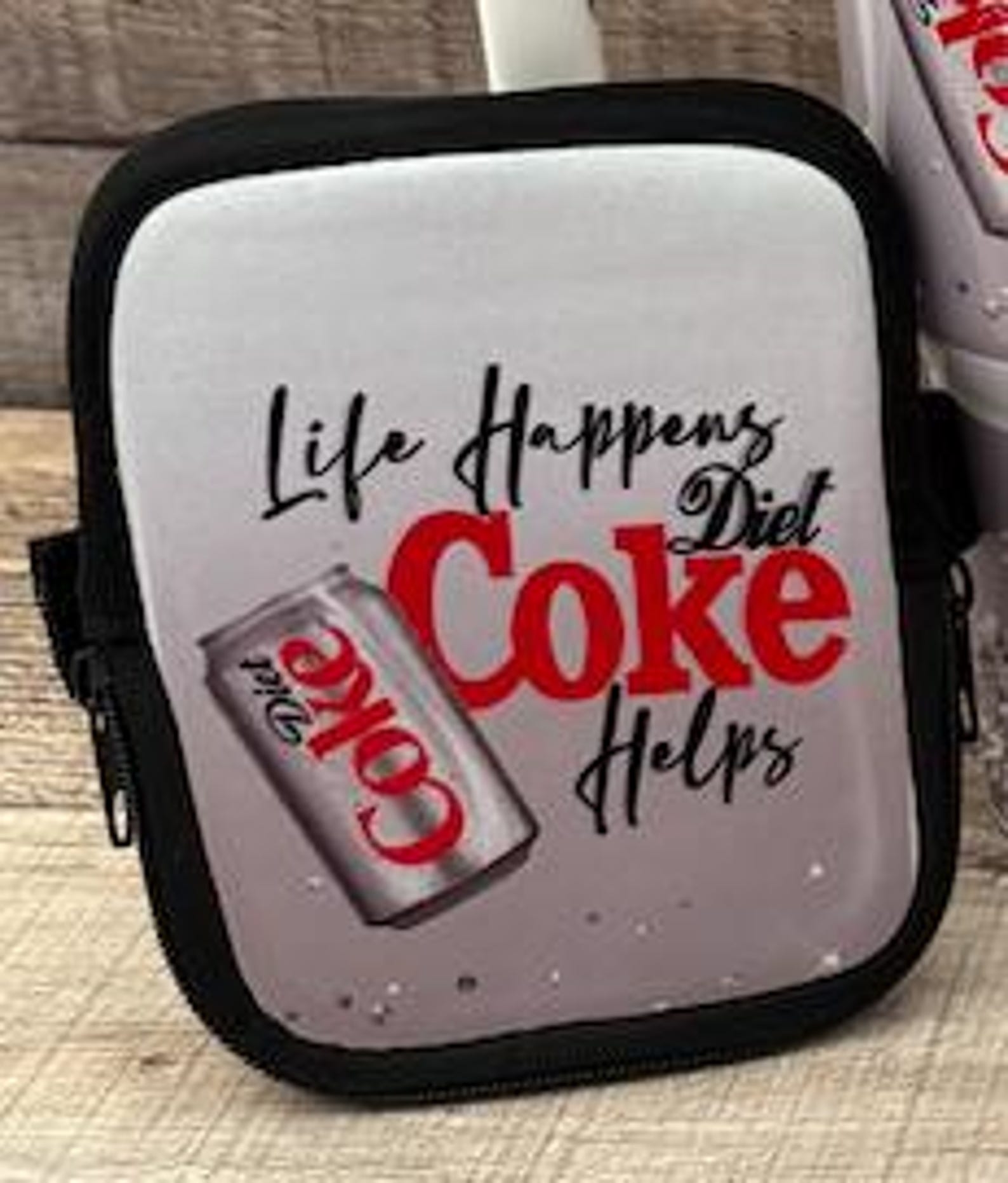 Personalized Diet Coke, Life Happens Diet Coke Helps, Custom 40 Oz ...