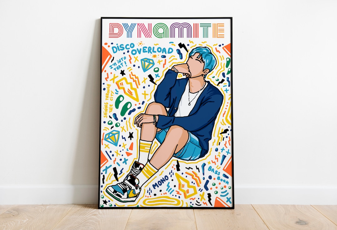 Poster BTS Dynamite RM - Etsy