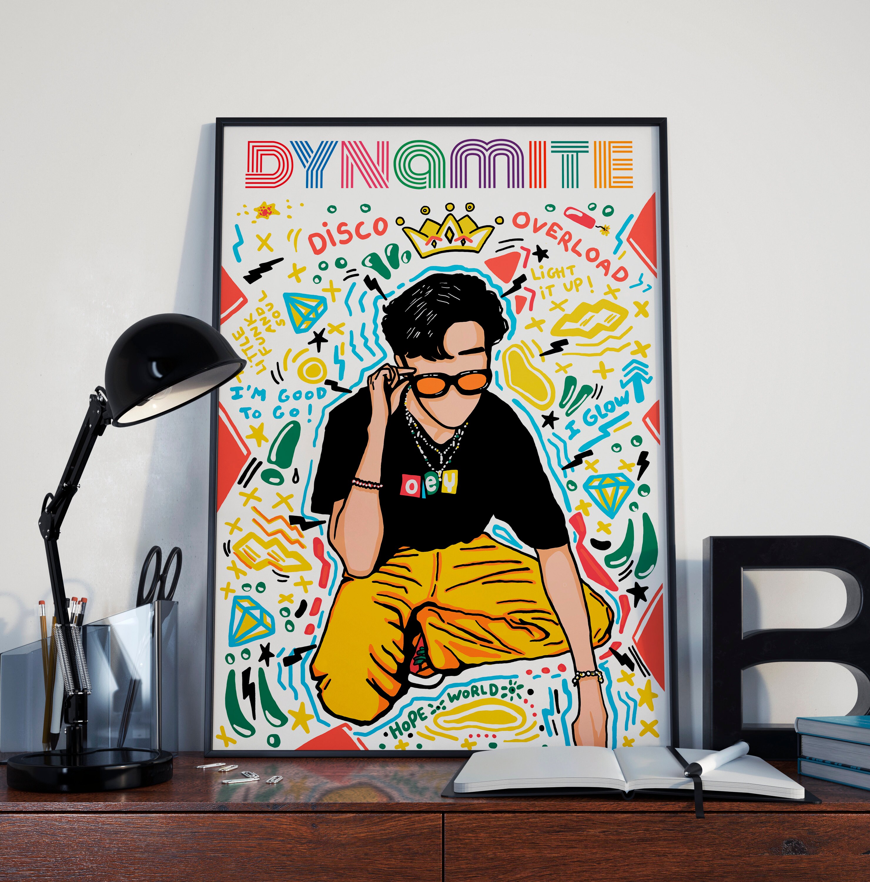 Poster BTS Dynamite J-hope - Etsy