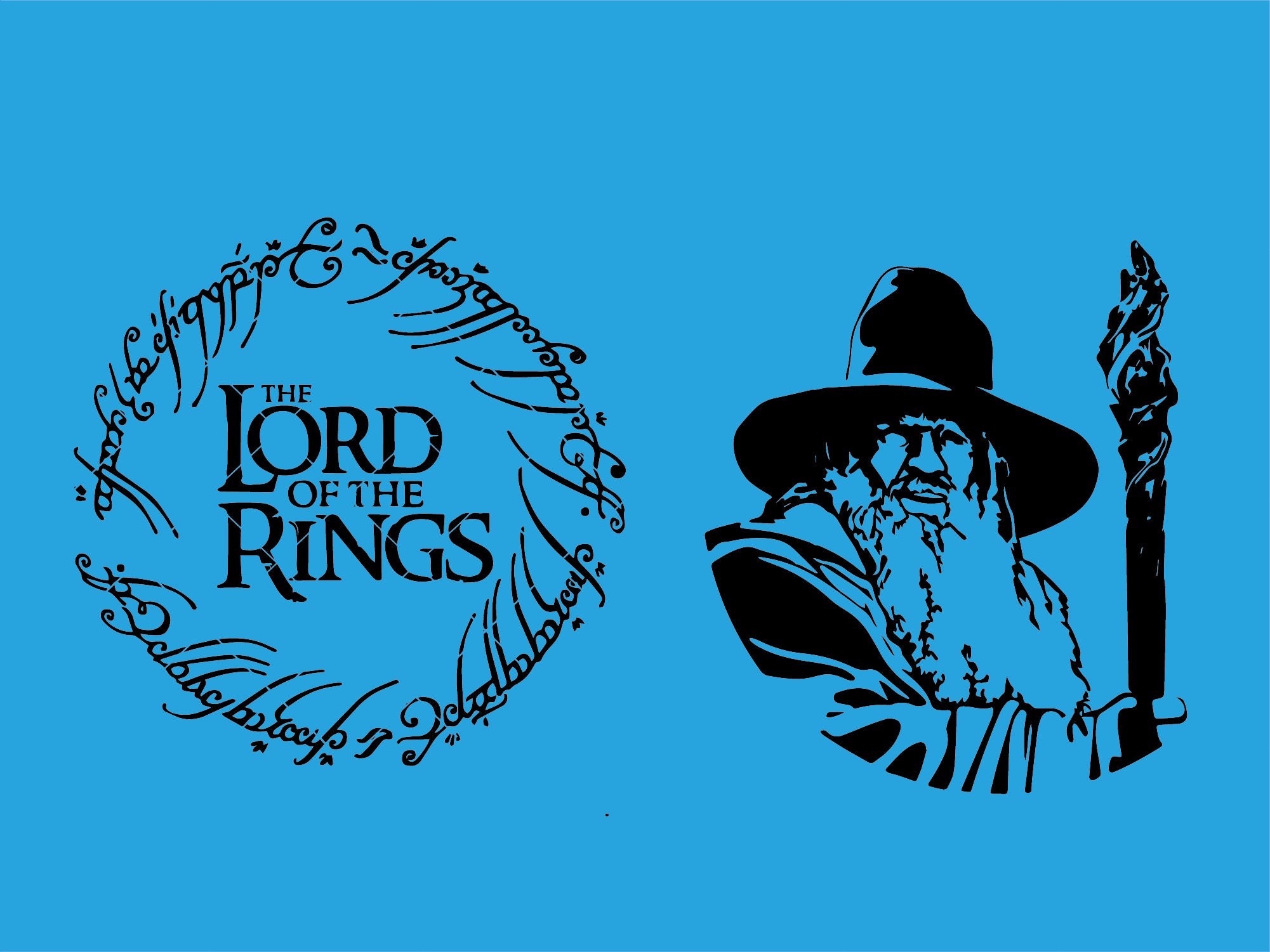 Buy Lord of the Rings SVG, Gandalf Svg, Hobbit SVG, Lord of the Ring ...