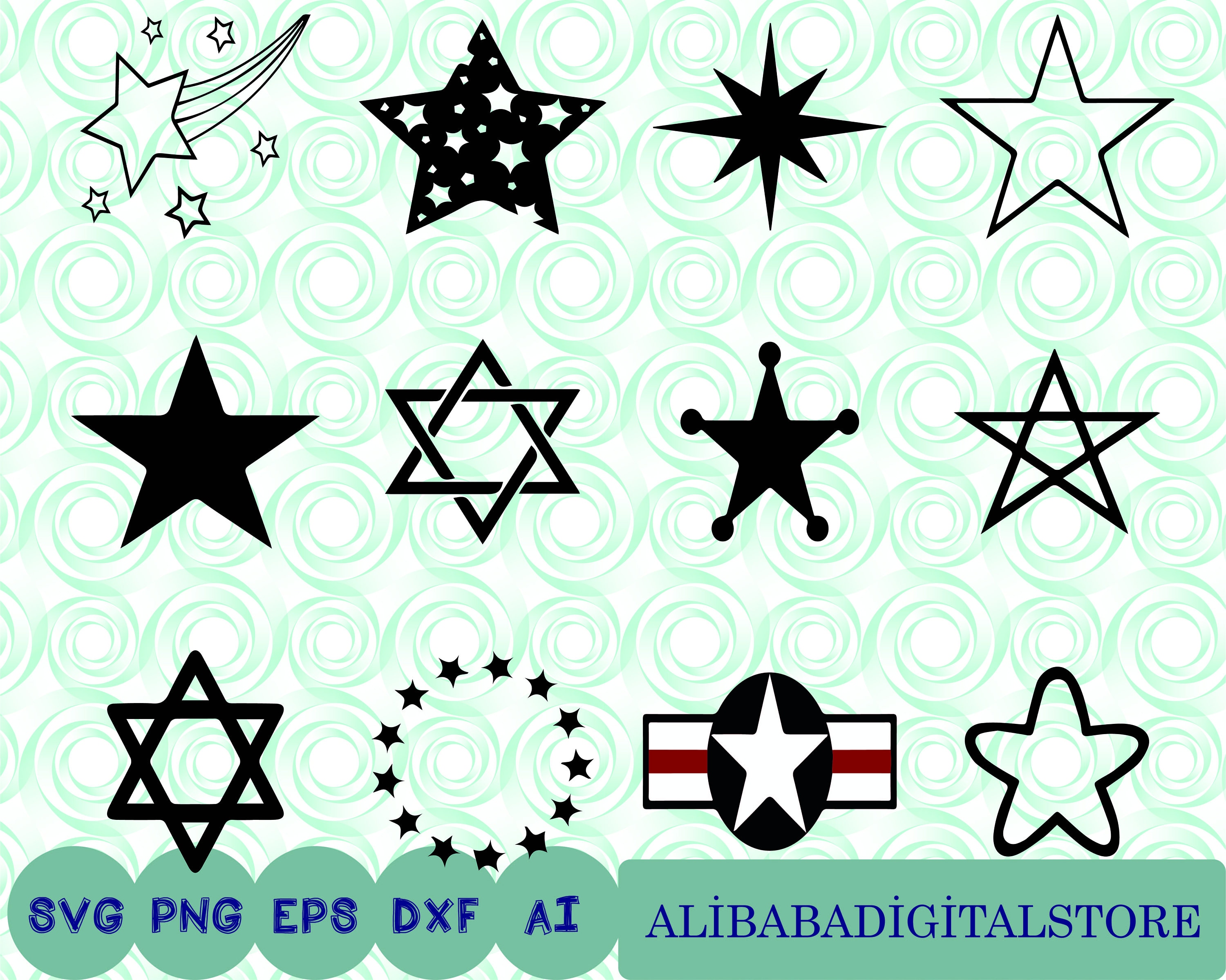 Stars | Stars Svg | Stars Png | Stars Digital File - Etsy