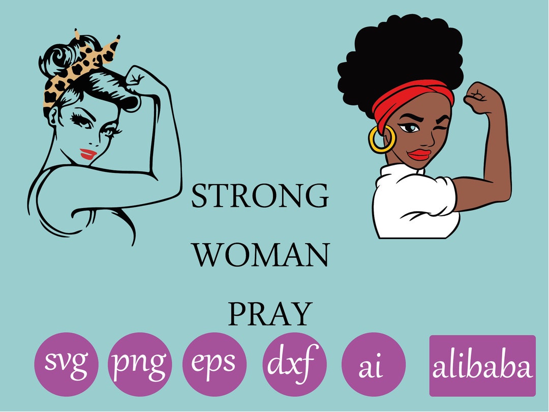 Strong Woman SVG Bundle, Women Empowerment SVG Files for Cricut ...