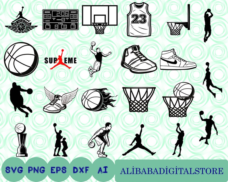 Basketball Silhouette, Basketball Clipart, Basketball Ball SVG ...