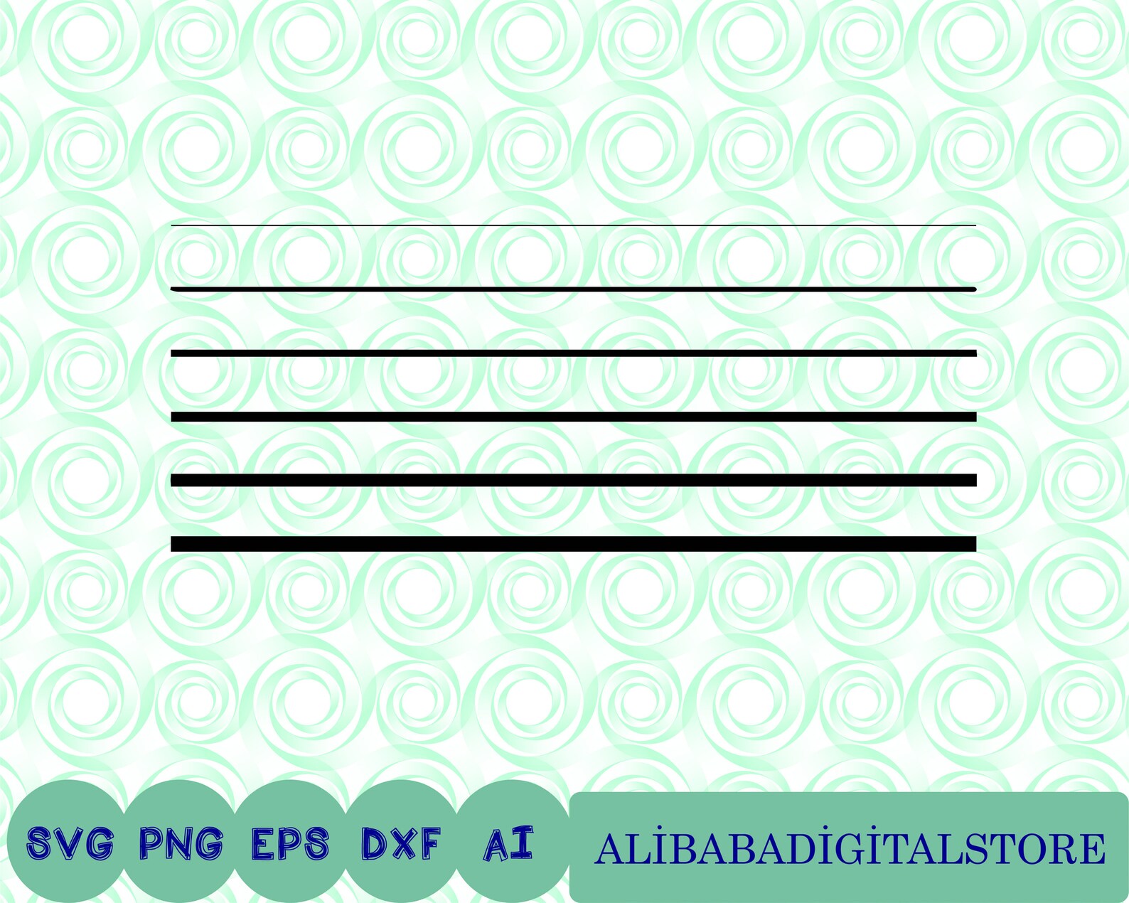 Lines SVG Cut Files | Straight Lines Basic Lines Png File for Cricut ...