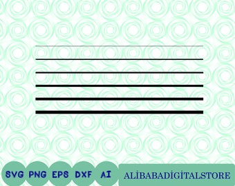 Lines SVG Cut Files Straight Lines Basic Lines Png File for Cricut ...