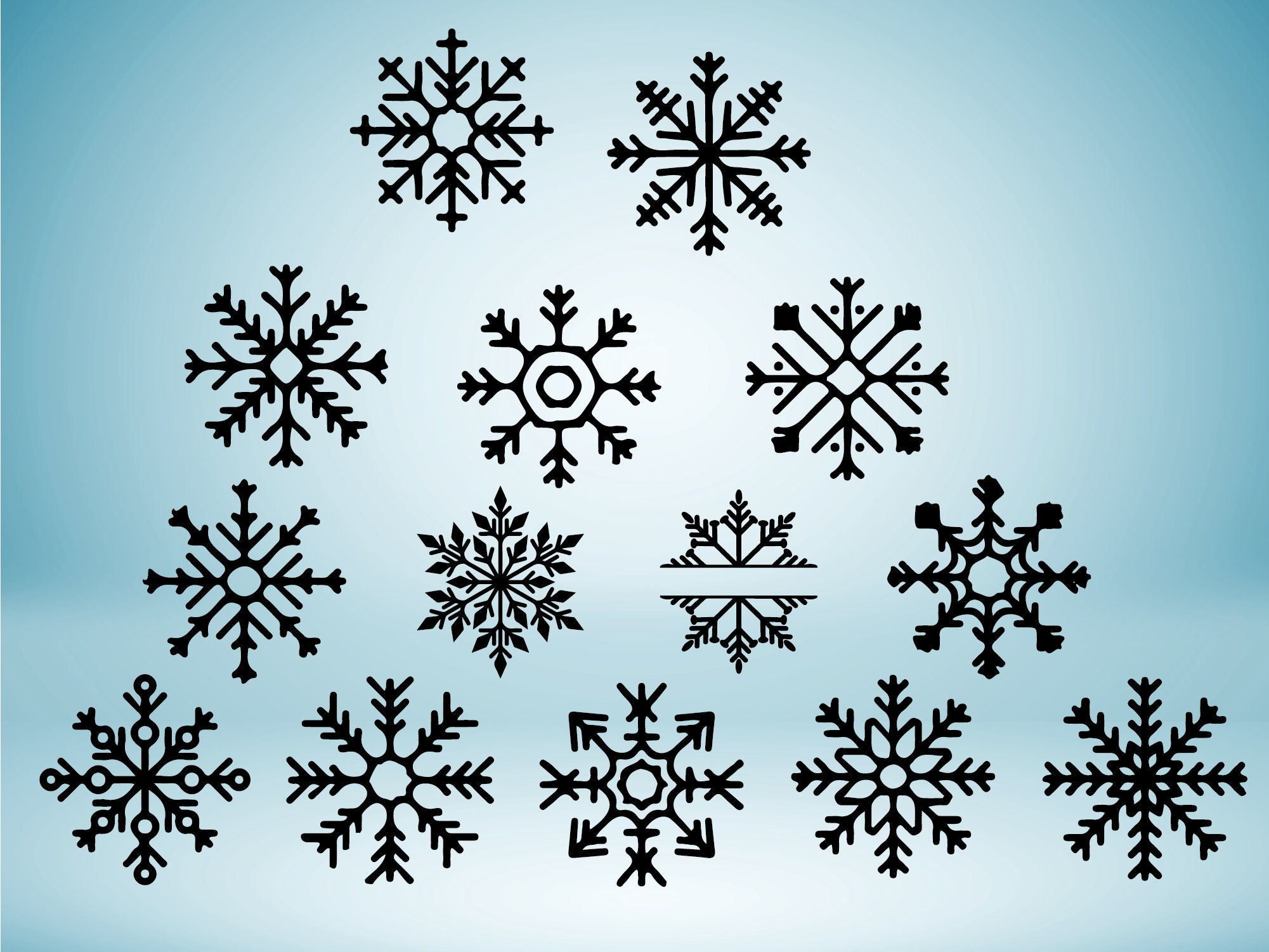 Snowflake SVG, Simple Snowflake Cut File, Snowflake, Christmas Svg ...