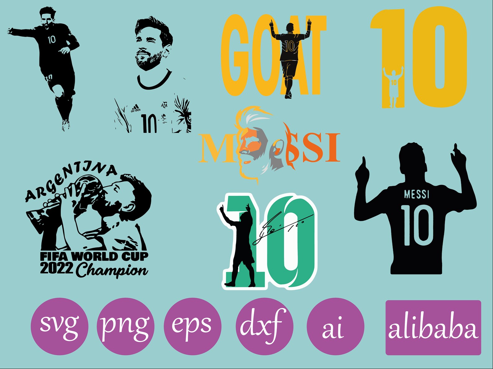 Que Mirá Bobo SVG Bundle, Argentina World Cup 2022, Messi Svg, Lionel ...