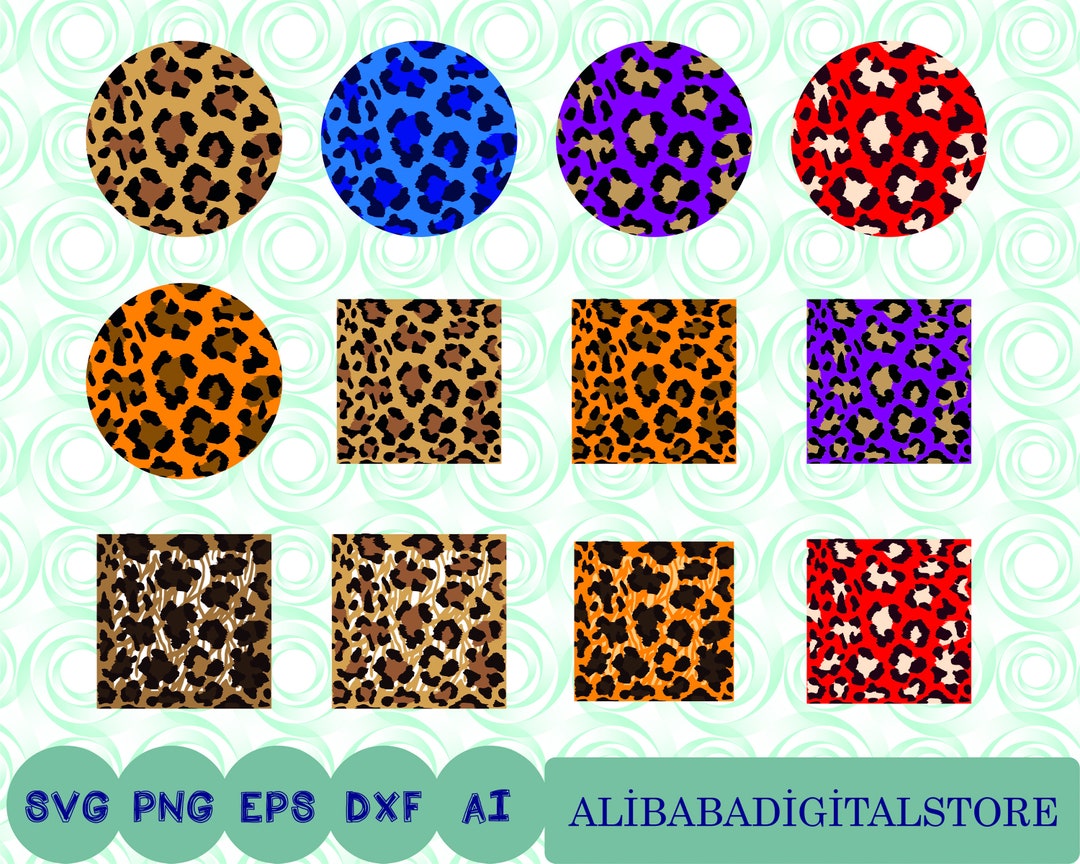Leopard Print Svg, Leopard Print Pattern Svg , Repeating Pattern ...