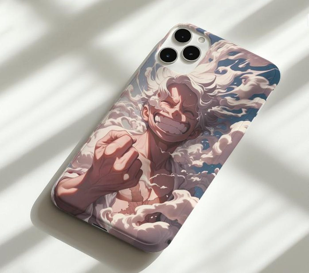 Anime Phone Case, One Piece Luffy Gear 5 Tough Case for iPhone Samsung ...