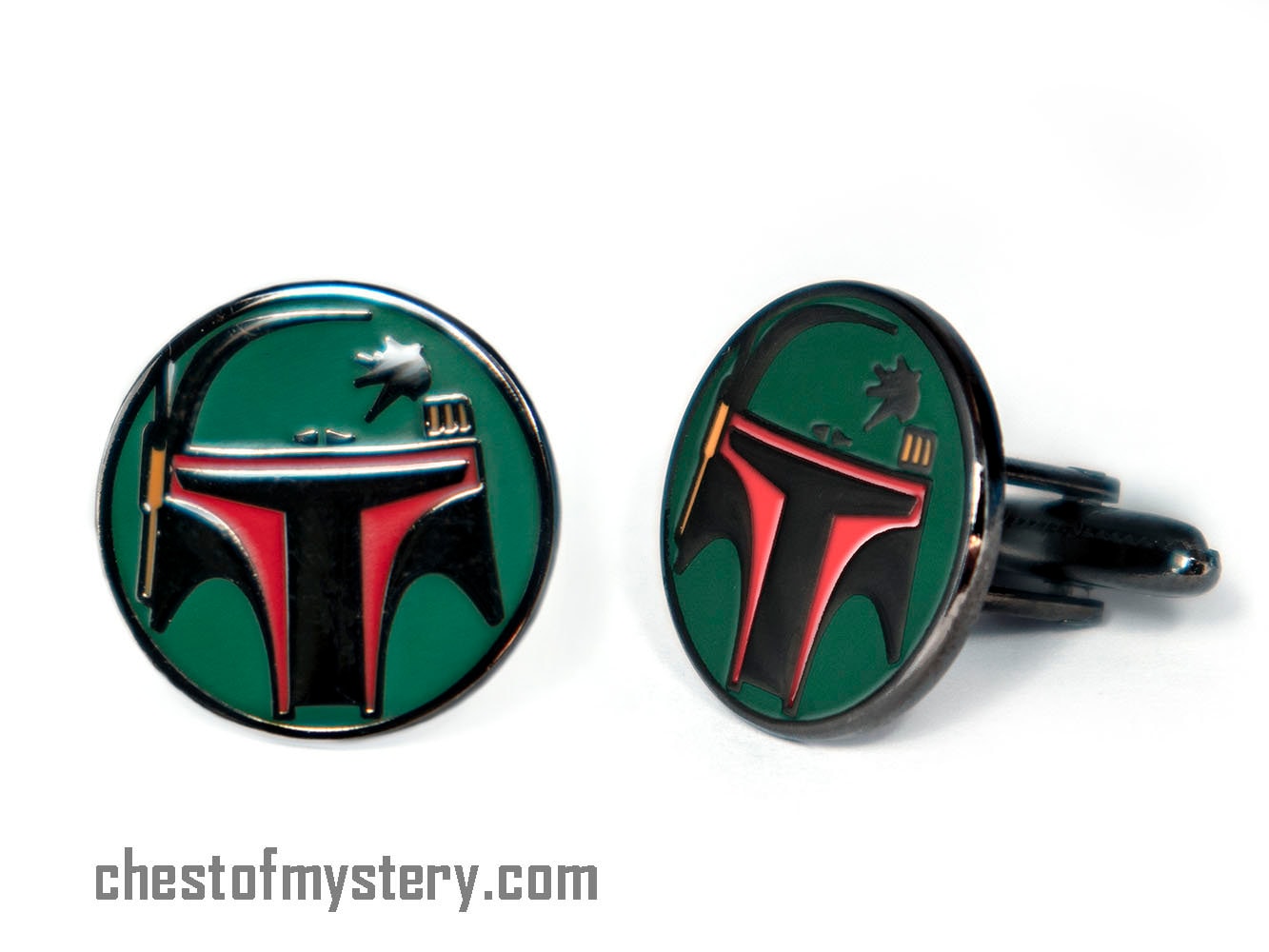 Star Wars Boba Fett Cufflinks, Mandalorian Tie Clip, Groomsmen Gifts ...