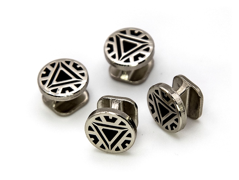 Arc Reactor Ironman Tuxedo Studs, Avengers Iron Man Cufflinks, Men's ...
