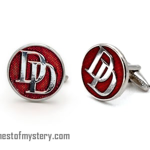 Dare Devil Cufflinks, Daredevil Tie Clip, Men's Jewelry, Marvel Tie Bar ...