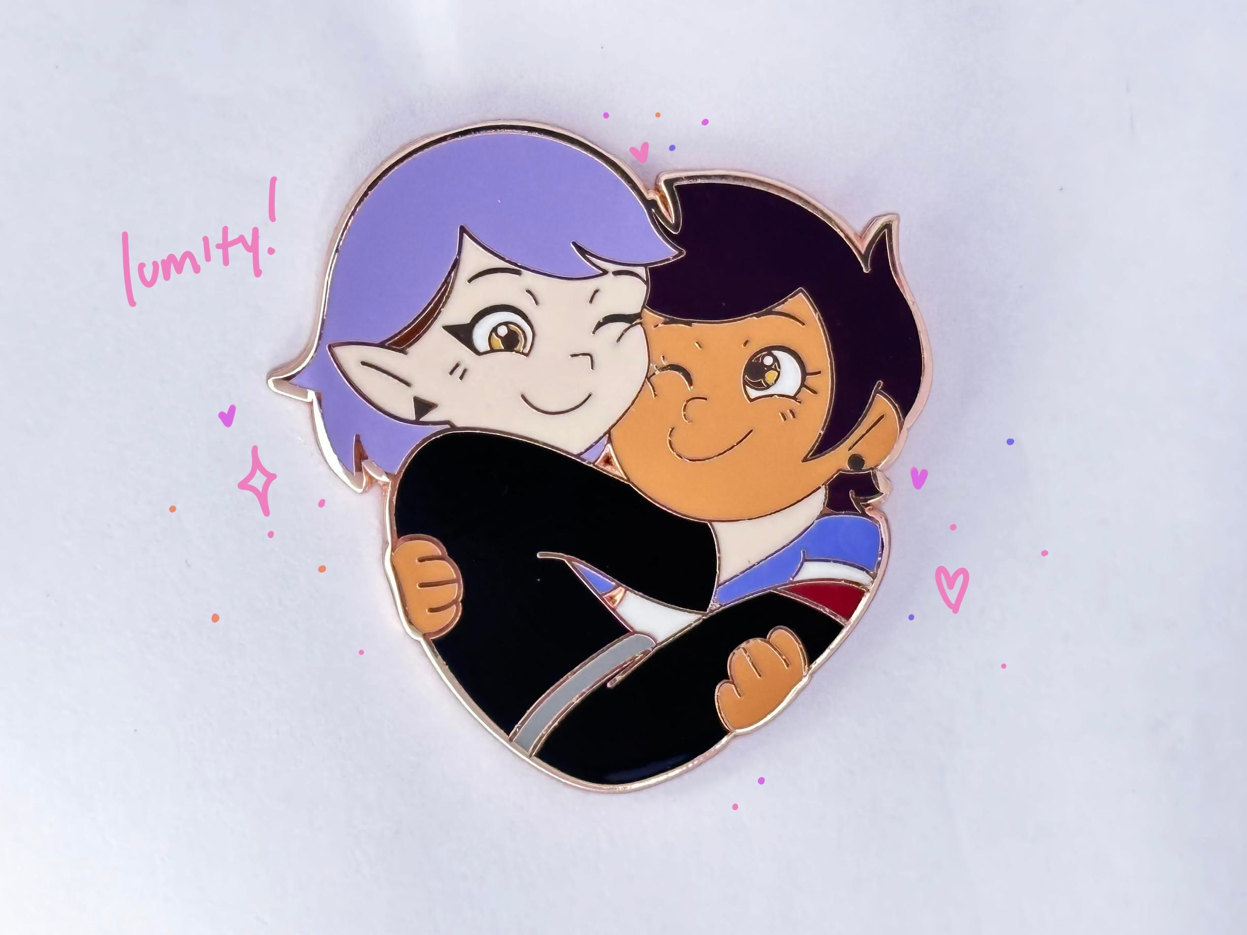 Lumity Hug the Owl House Enamel Pin - Etsy