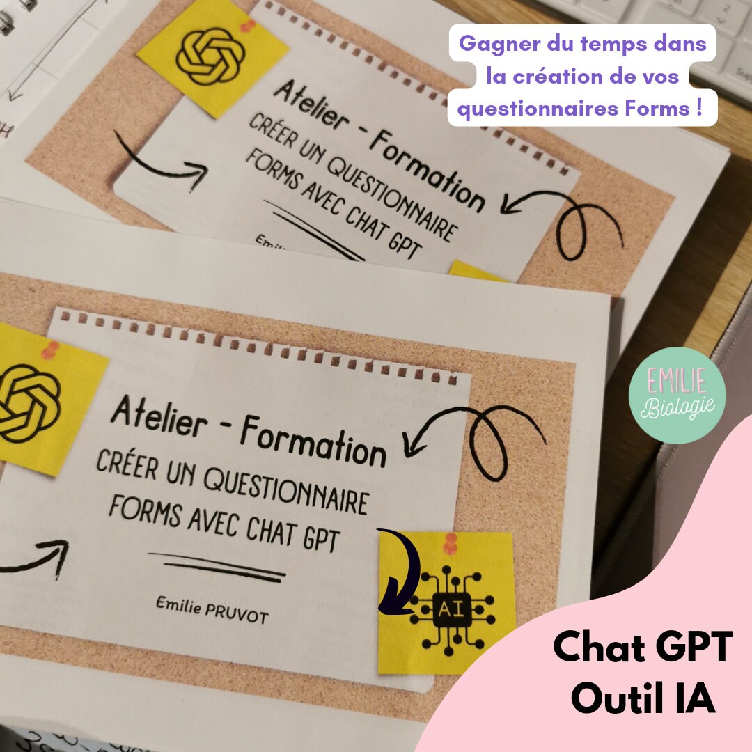 Create a Forms Questionnaire Using Chat GPT IA Tutorial Workshop - Etsy