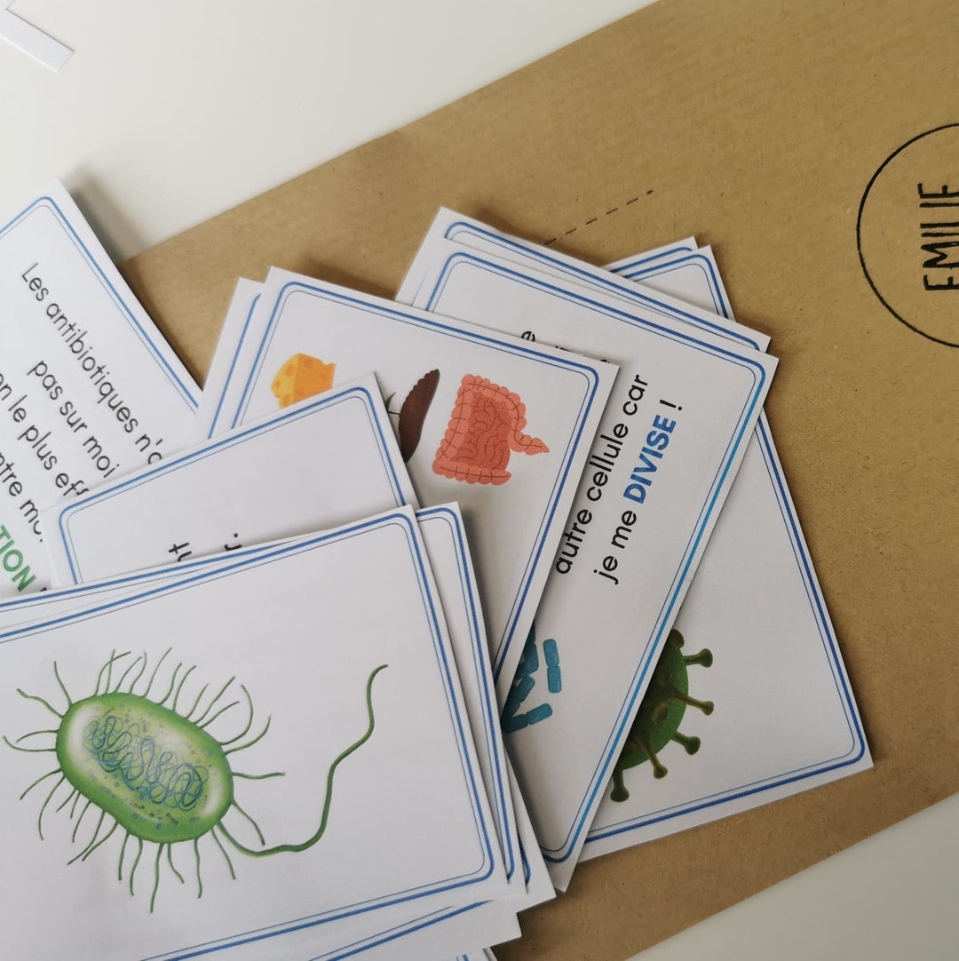 Card Game: Bacteria VS Virus - Etsy