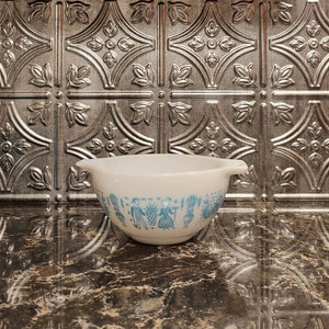 Vintage Pyrex Set of 4 Blue Amish Butterprint Cinderella Nesting Bowls ...