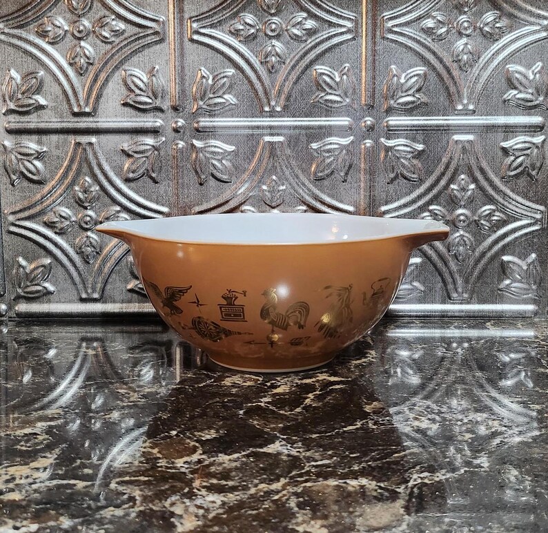 Vintage Pyrex Set of 4 Early American Cinderella Nesting Bowls - Etsy