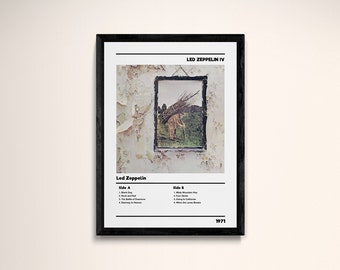 Led Zeppelin Iv Poster - Etsy