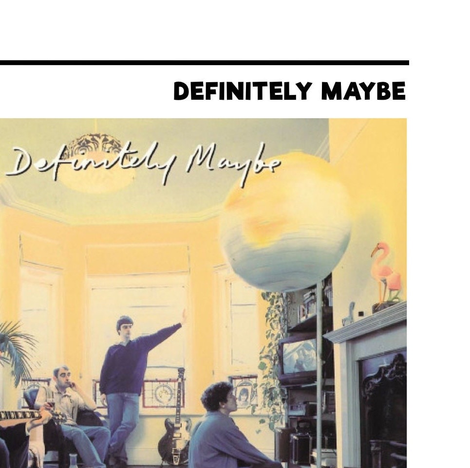 Oasis - Definitely Maybe / Poster, Wall Art