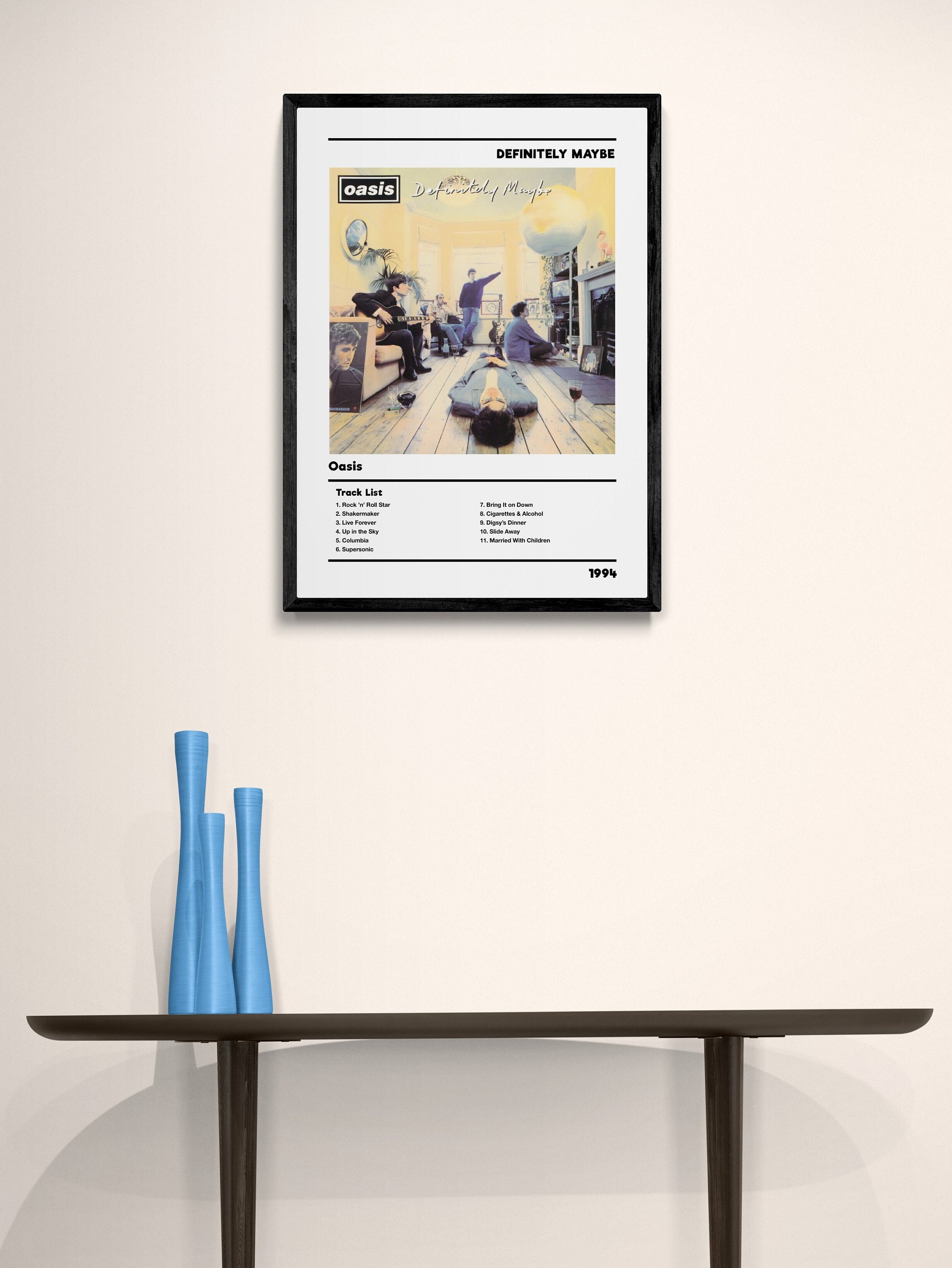Oasis - Definitely Maybe / Poster, Wall Art