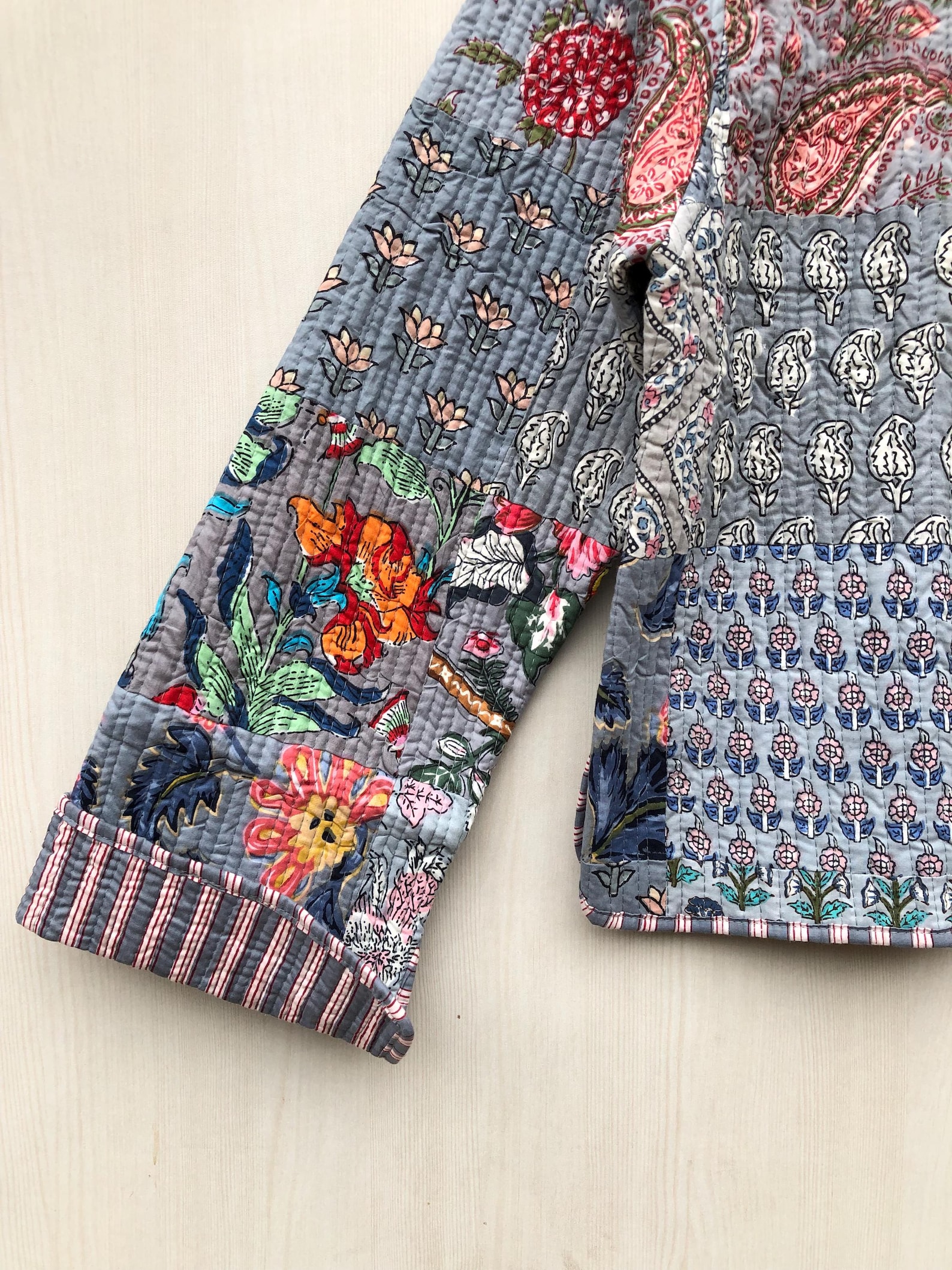 Indian Quilted Jacket Cotton Coat, Handmade Winter Wear Quilted Unisex ...