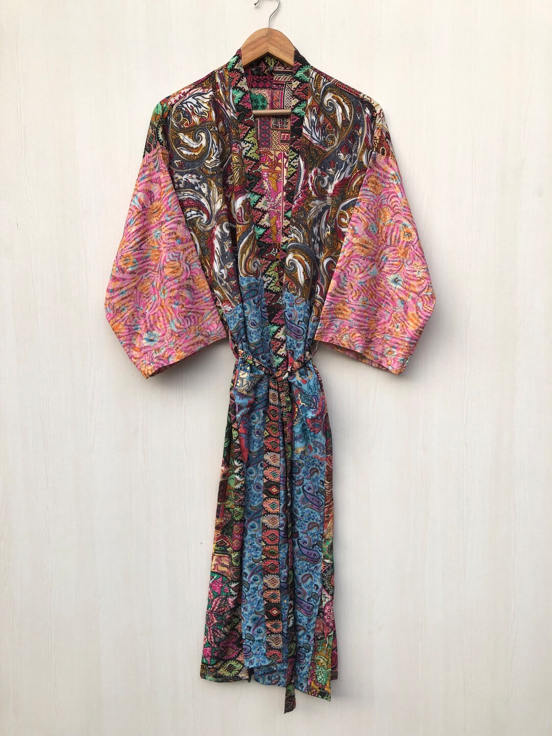 Japanese Robes Kimono Cardigan Beach Wear Robe Saree Kimono Night Dress ...