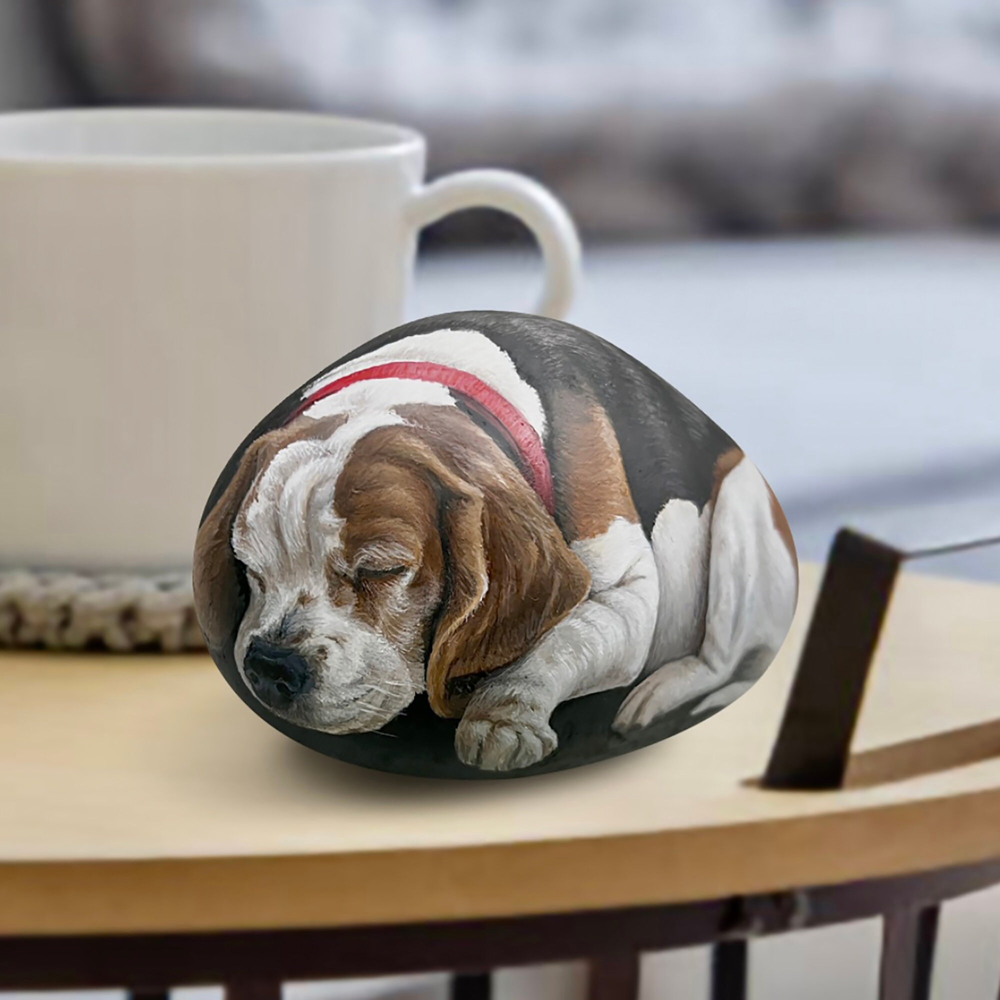 Hand Painted Pet Portraits on Stone - Etsy