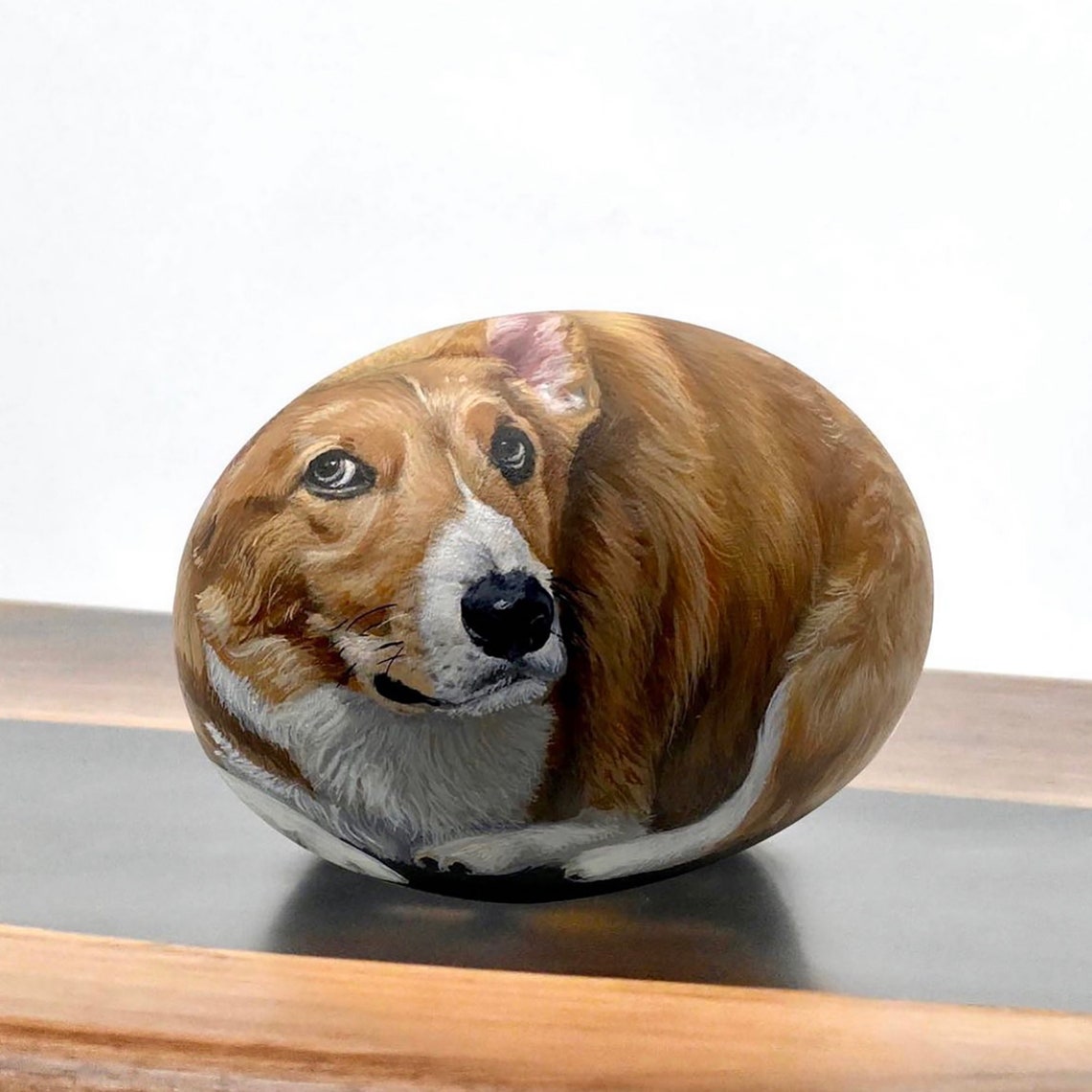 Hand Painted Pet Portraits on Stone - Etsy