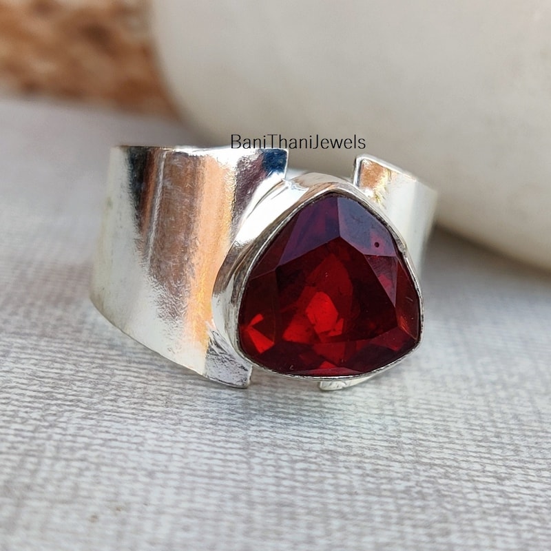 Garnet Rings Women - Etsy