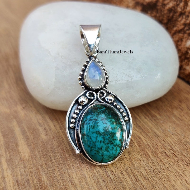 Turquoise Pendant - Etsy