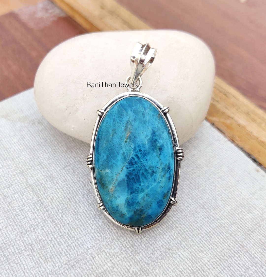 Handmade Shattuckite Pendant: 925 Sterling Silver Gemstone Jewelry - Etsy