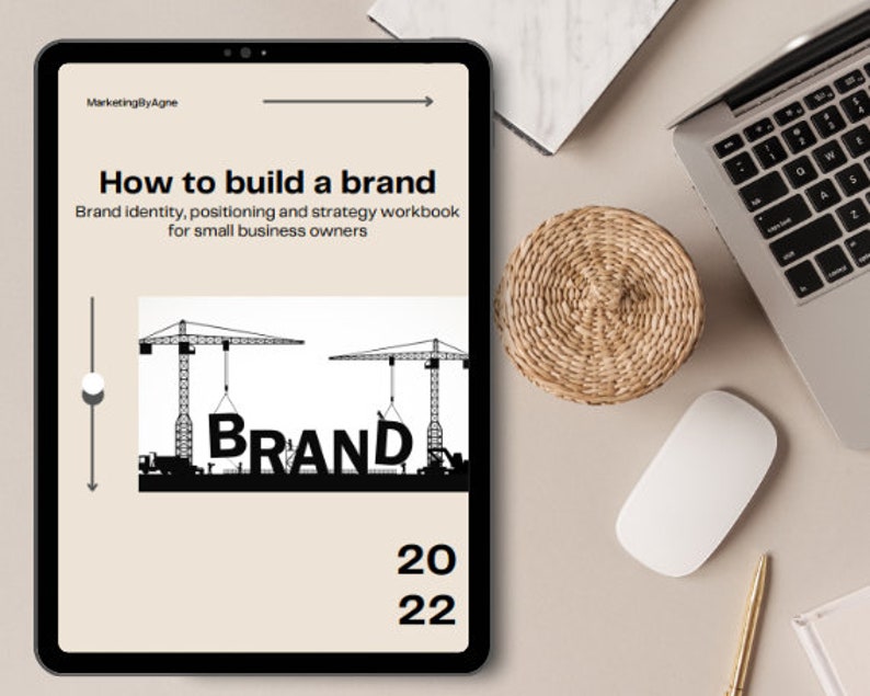 2022 How to Create a Brand Workbook Printable PDF for Small Business ...