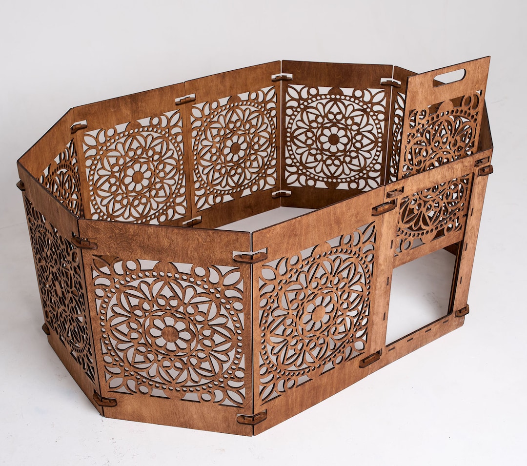 Custom Wooden Large Dog Playpen, Dog Crate Furniture, Rabbit House ...