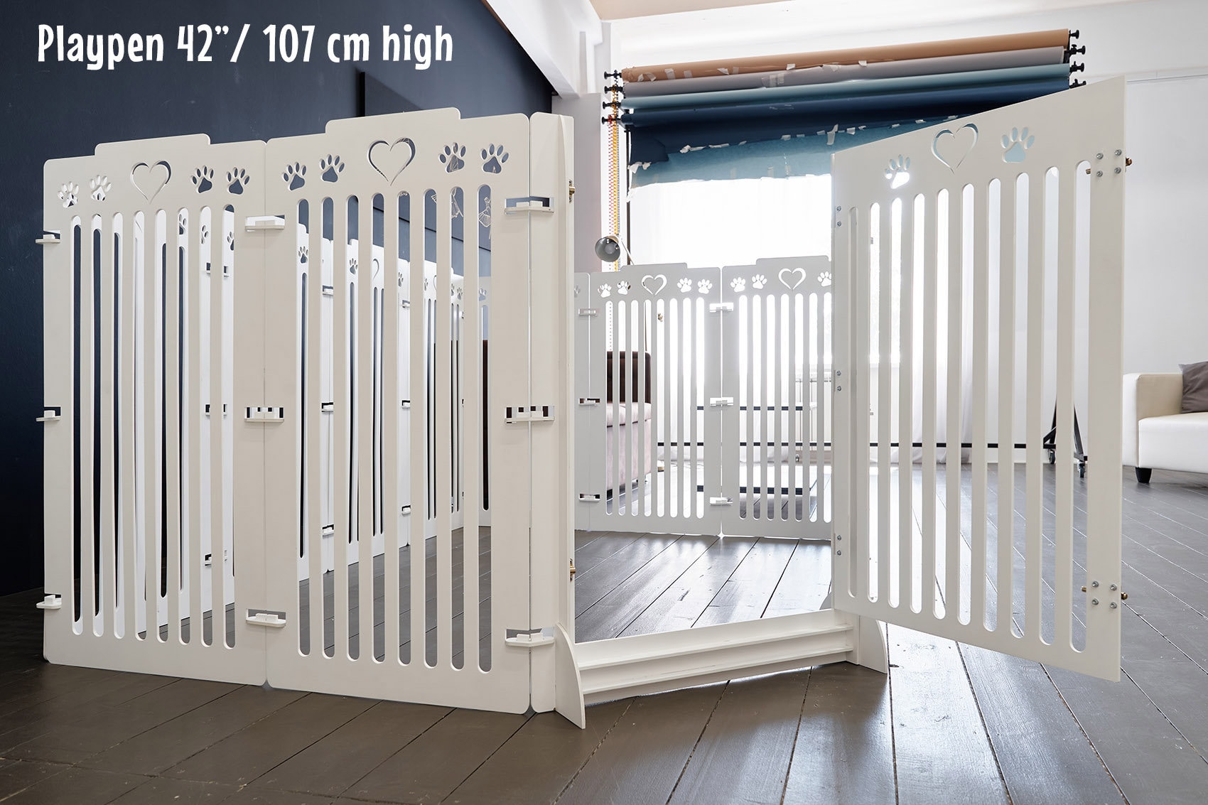 Custom Wooden Large Dog Playpen, Dog Crate Furniture, Rabbit House ...