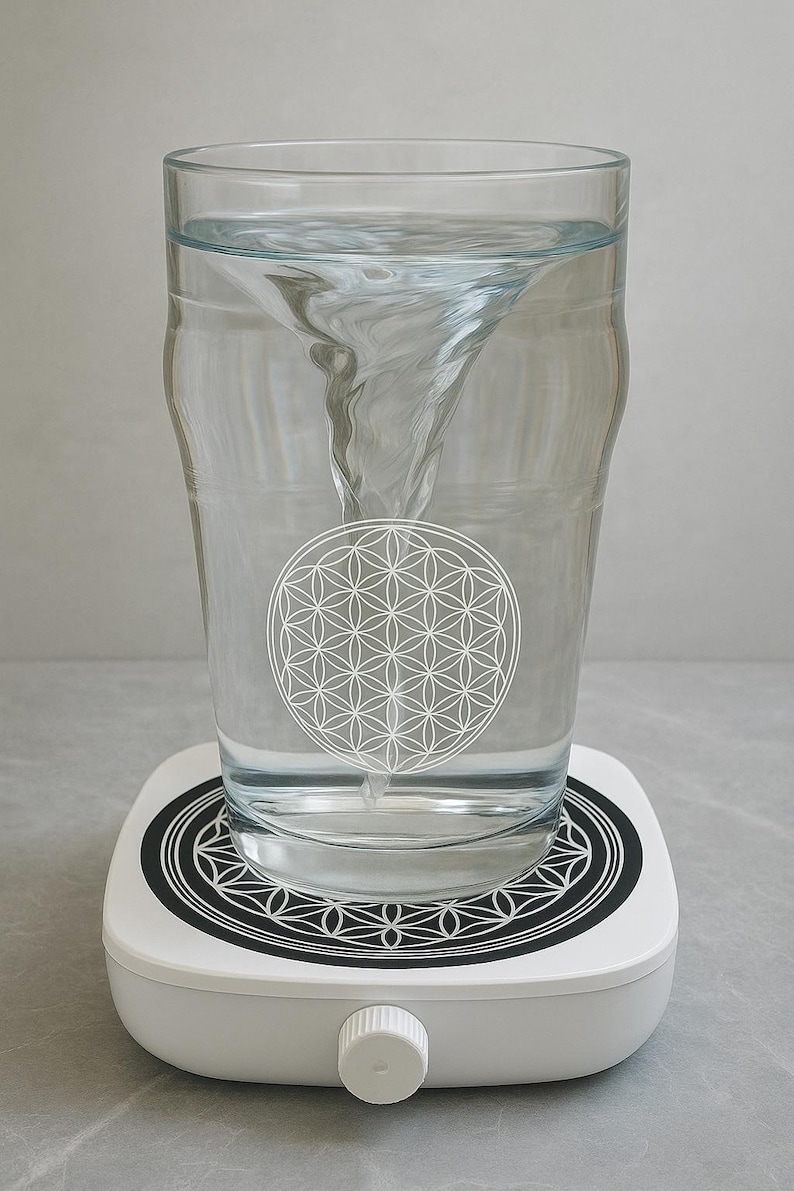 Hexagonal Water Vortex HEXAGON 1.0 + 0.5 Liter Glass - Etsy Australia