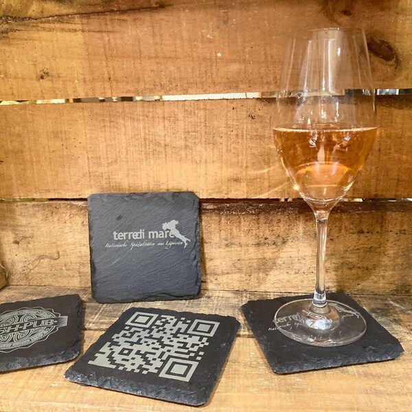 Qr Code Coasters - Etsy