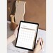 2024 Digital Calendar, Minimal 2024 Calendar, Tablet Planner, Printable ...