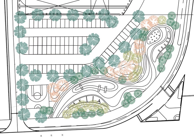 Tree Plan View PNG Pack, Landscape Tree Plan View PNG, Palm Tree, Tree ...