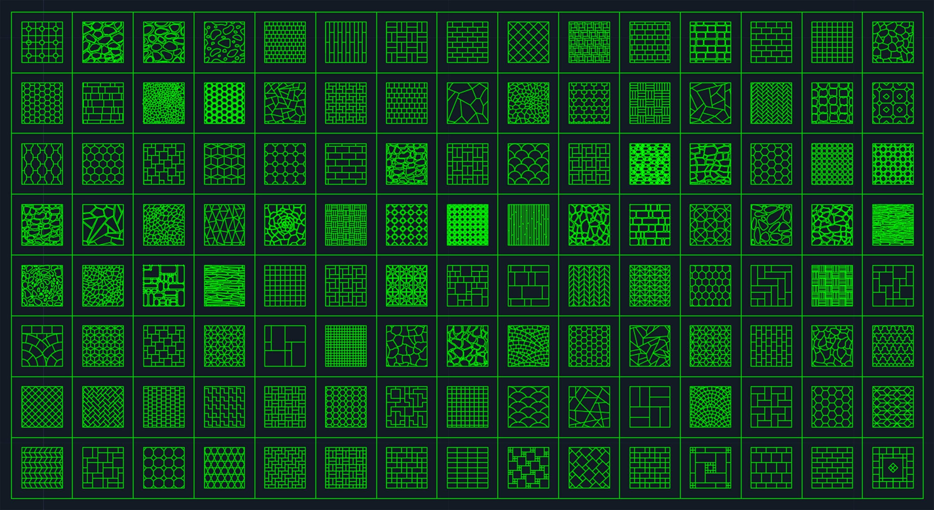 Patterns Cad Blocks