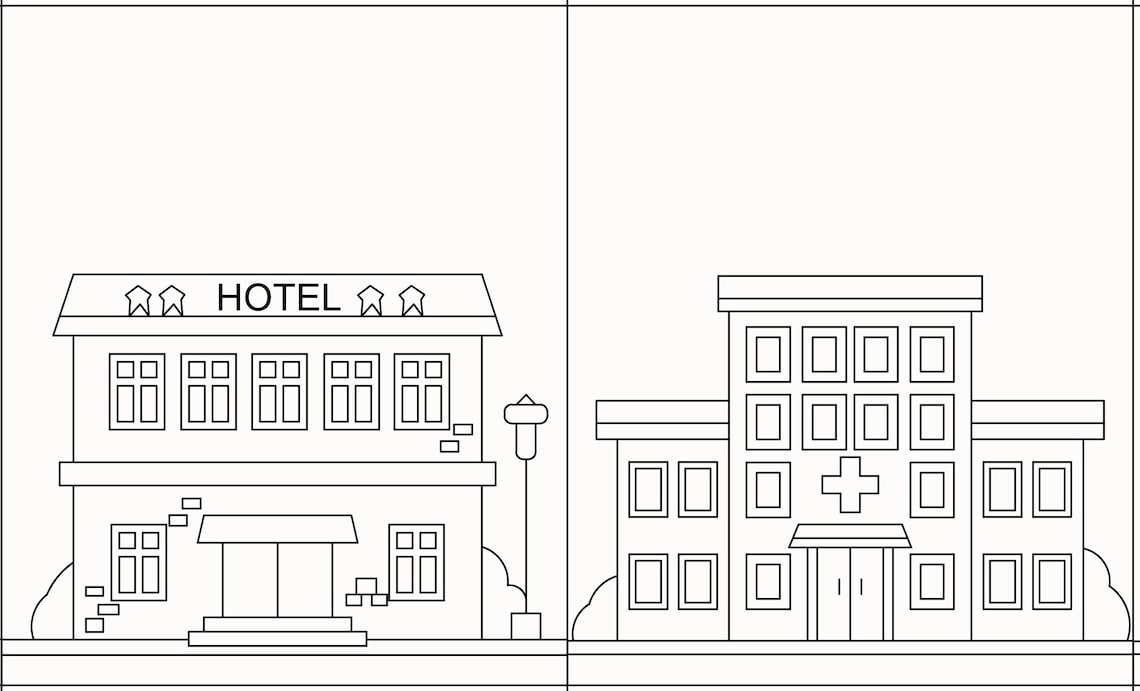 Building Facade CAD Blocks | Tower Elevation DWG Files (digital ...