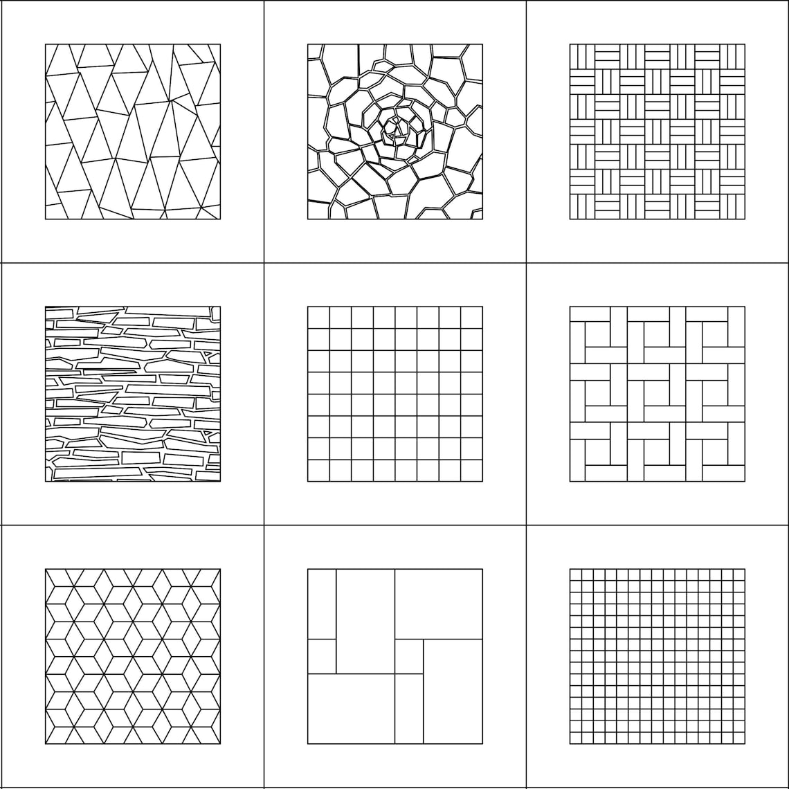 Paving Pattern CAD Blocks | Landscape Architecture DWG Autocad Symbols ...