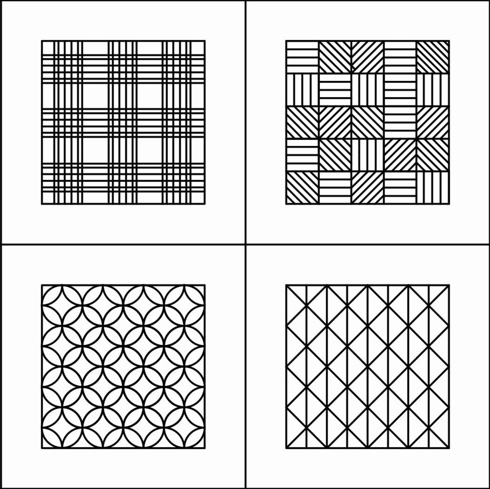CAD Geometric Pattern Pack | DWG Seamless Vector Blocks for Architects ...