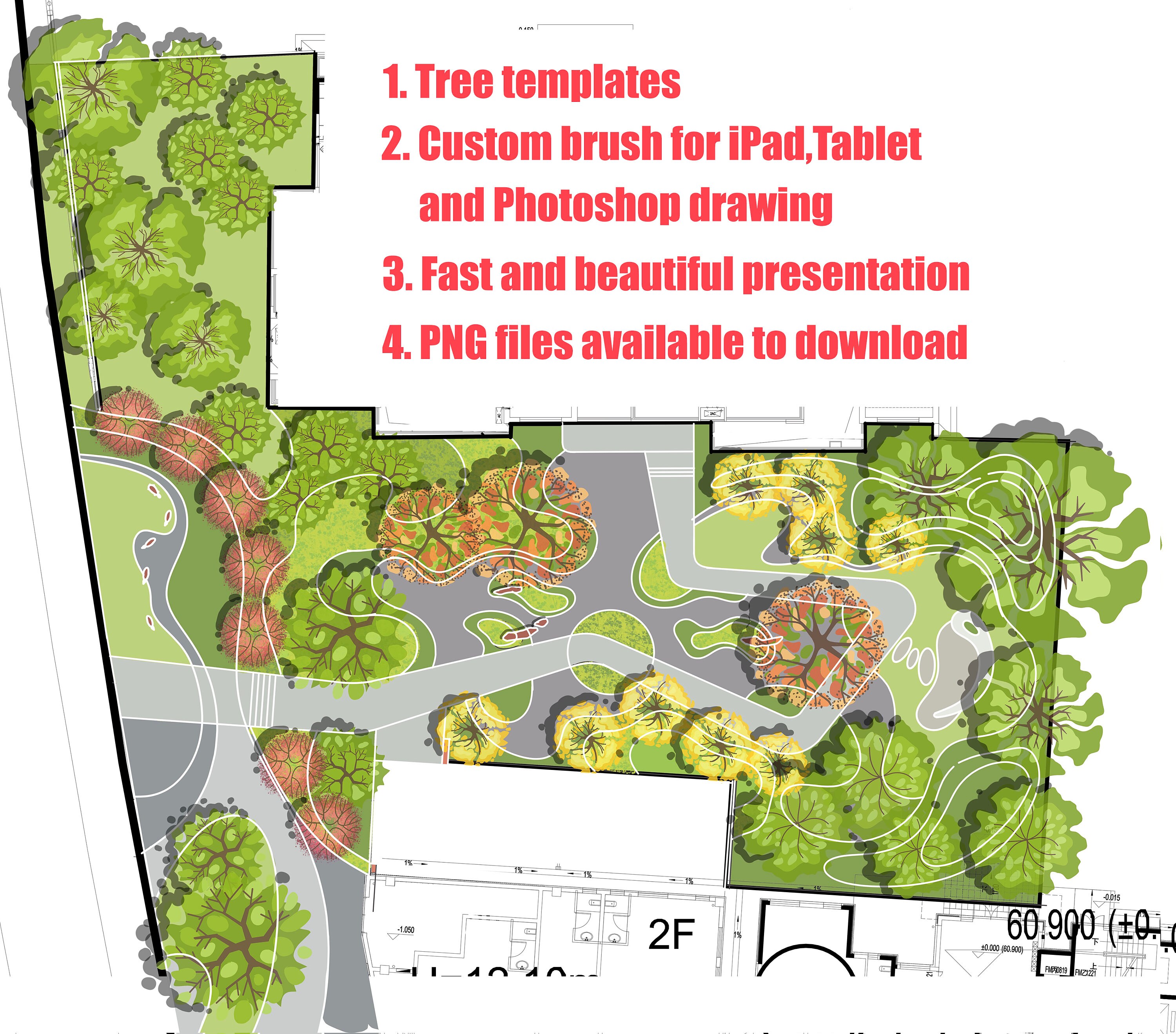 Tree Plan View PNG, Tree Plan Symbol, Tree Top View Images, Tree, Tree ...