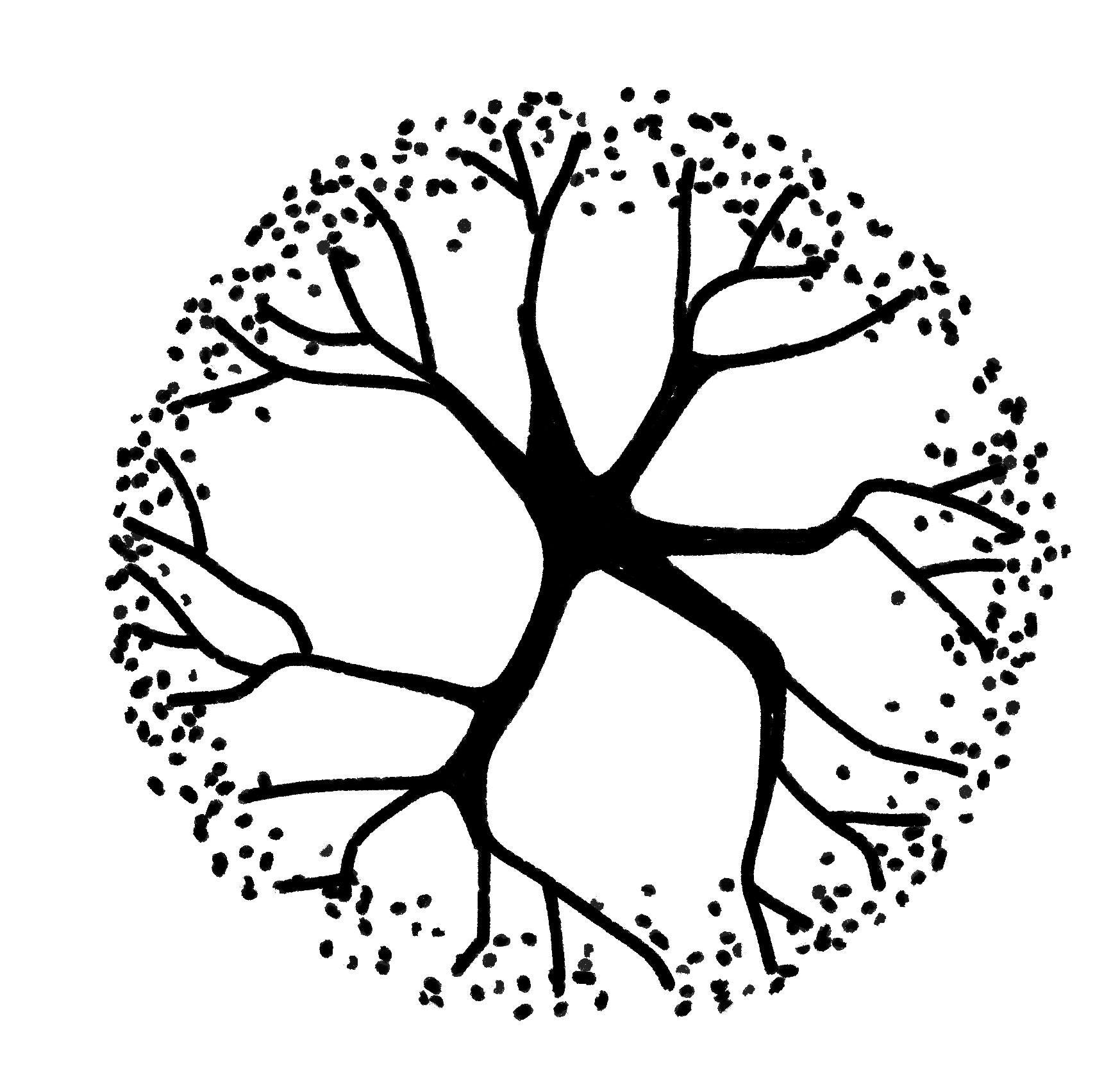 60 Tree Plan View PNG | Landscape Design Templates & Digital Stamps for ...