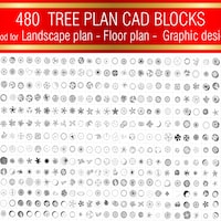 Autocad Tree Plan Blocks Bundle, +160 Landscape DWG Files - Etsy