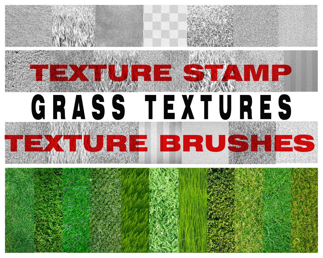 40 Grass Texture, Texture Brush, Grass Pattern, Plant Stamp, Grass ...