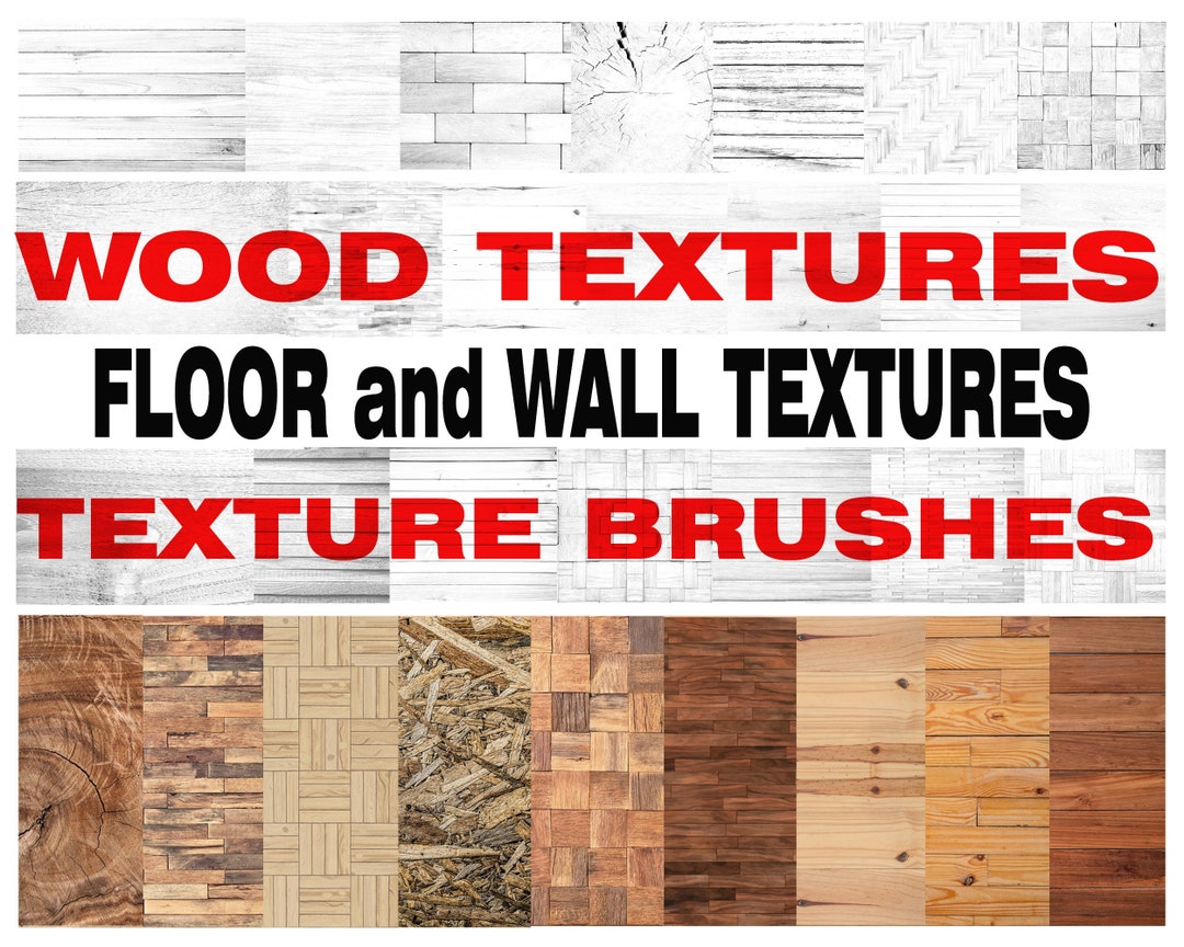 40 Wood Texture Brushes Paving Texture Wood Pattern Floor - Etsy