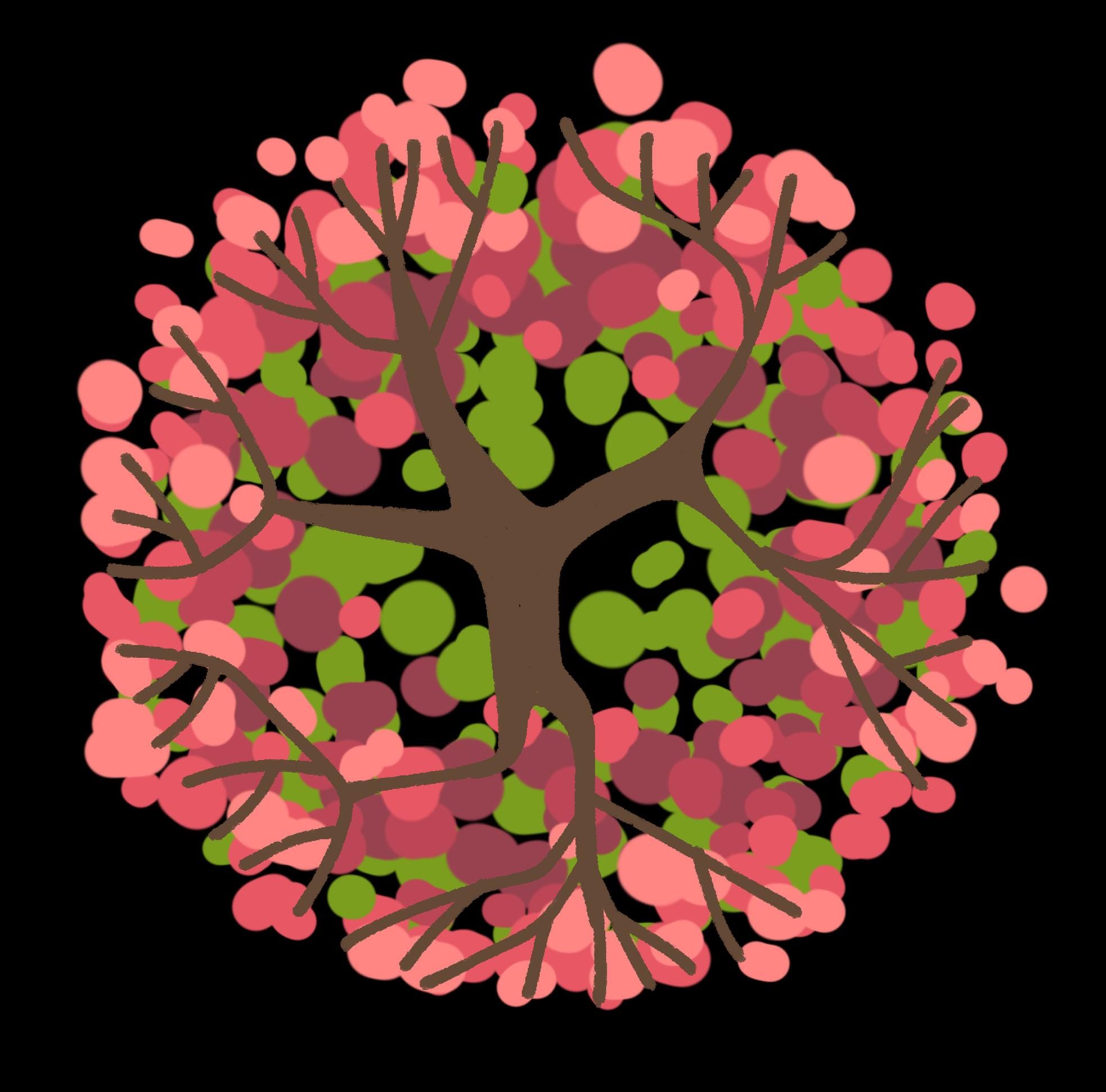 Tree Top View Symbols, Landscape Tree Plan and Grass Textures ...